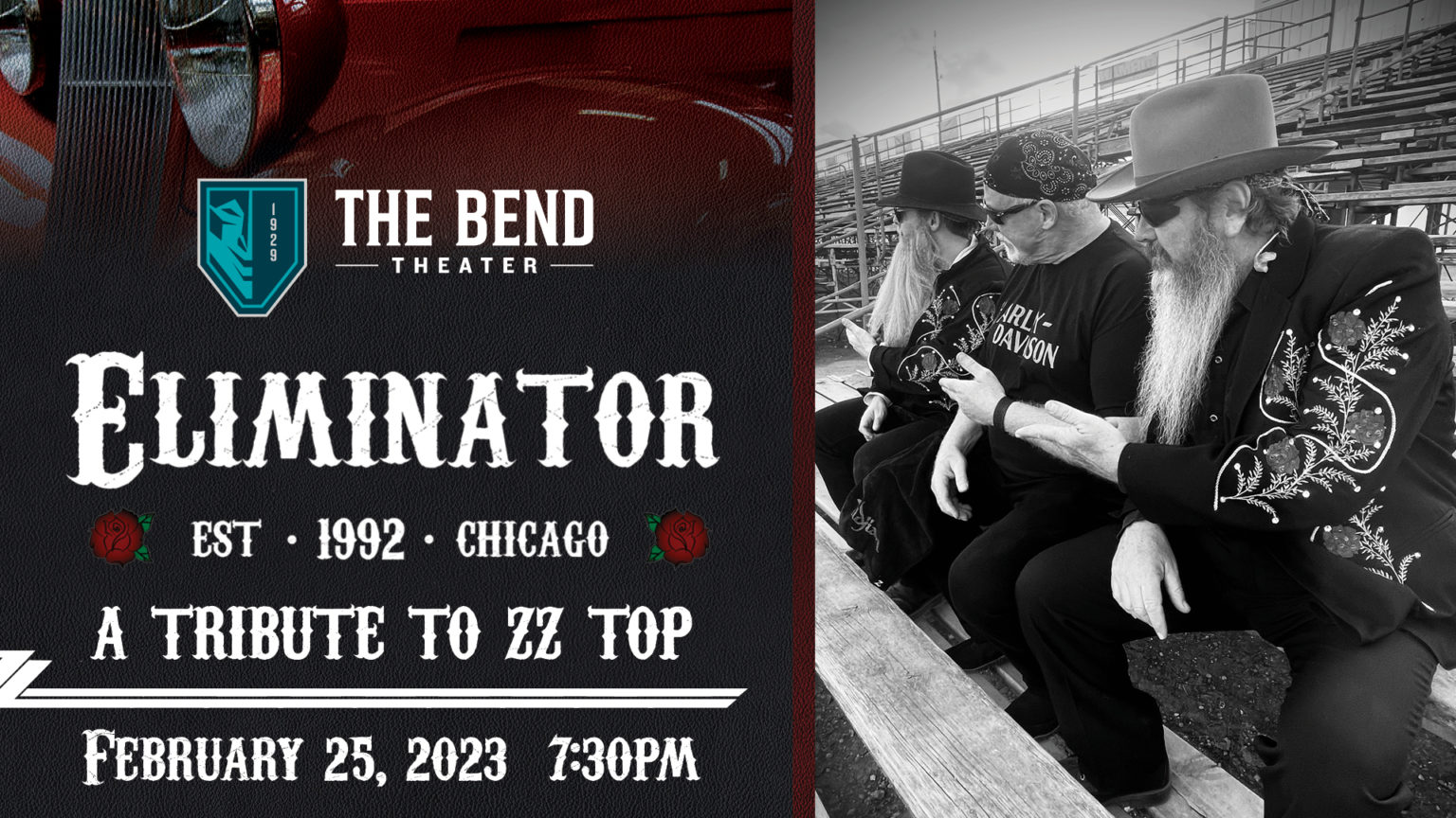 Eliminator: A Tribute to ZZ Top - The Bend Theater | West Bend, WI