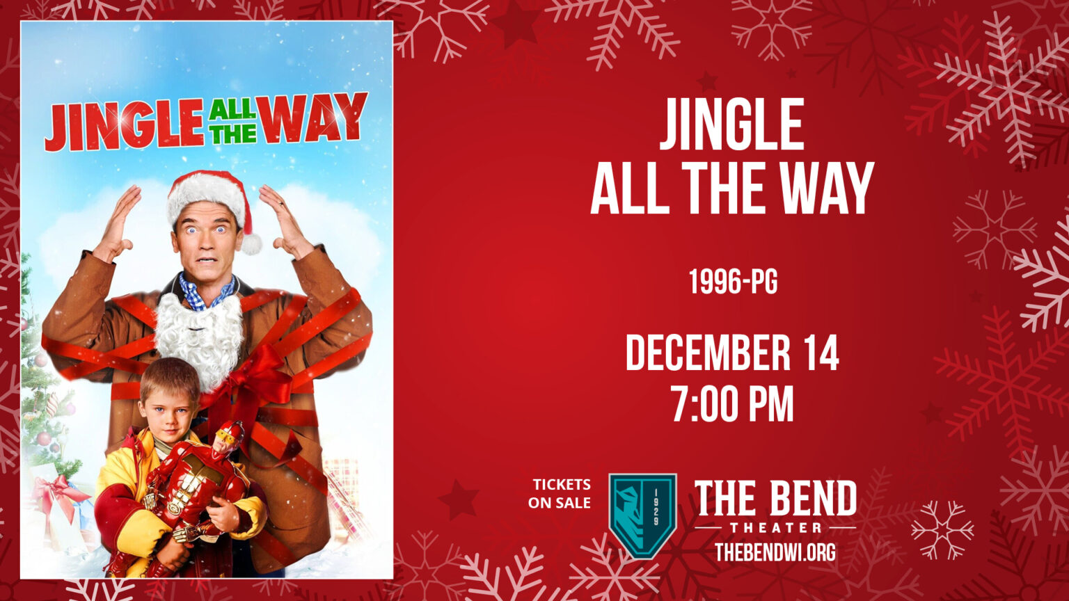 Holiday Classics: Jingle All The Way (1996 - PG) - The Bend Theater ...