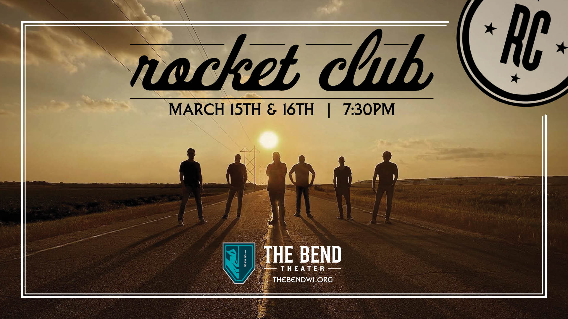 Rocket Club Live at The Bend Theater March 15th - The Bend Theater ...