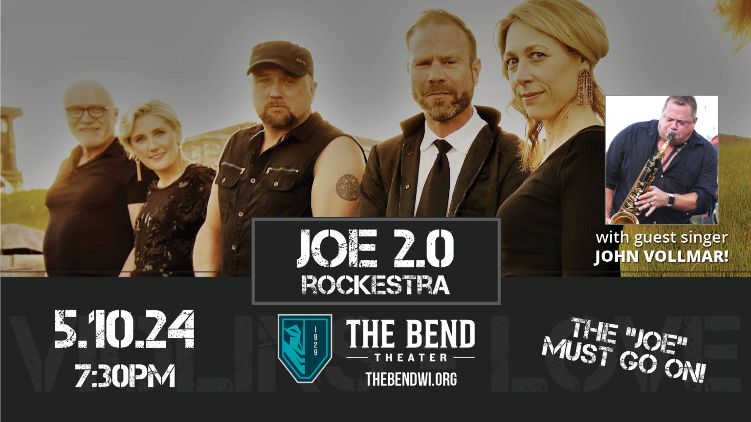 JOE 2.0 Rockestra - The Bend Theater | West Bend, WI