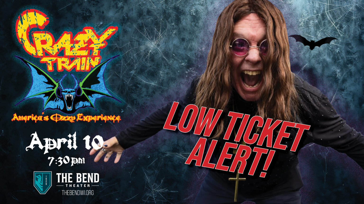 Crazy Train – America's Ozzy Experience - The Bend Theater | West Bend, WI